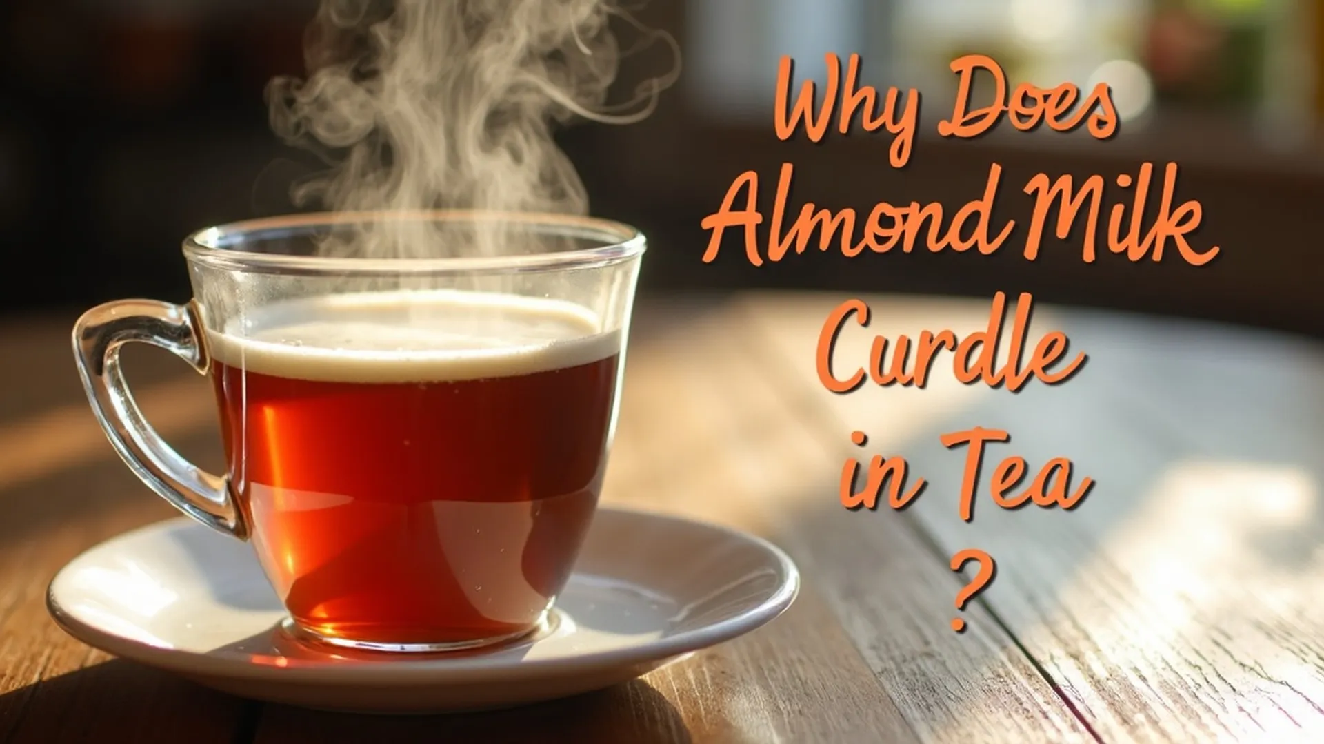 Why Does Almond Milk Curdle in Tea? - Test Food Kitchen