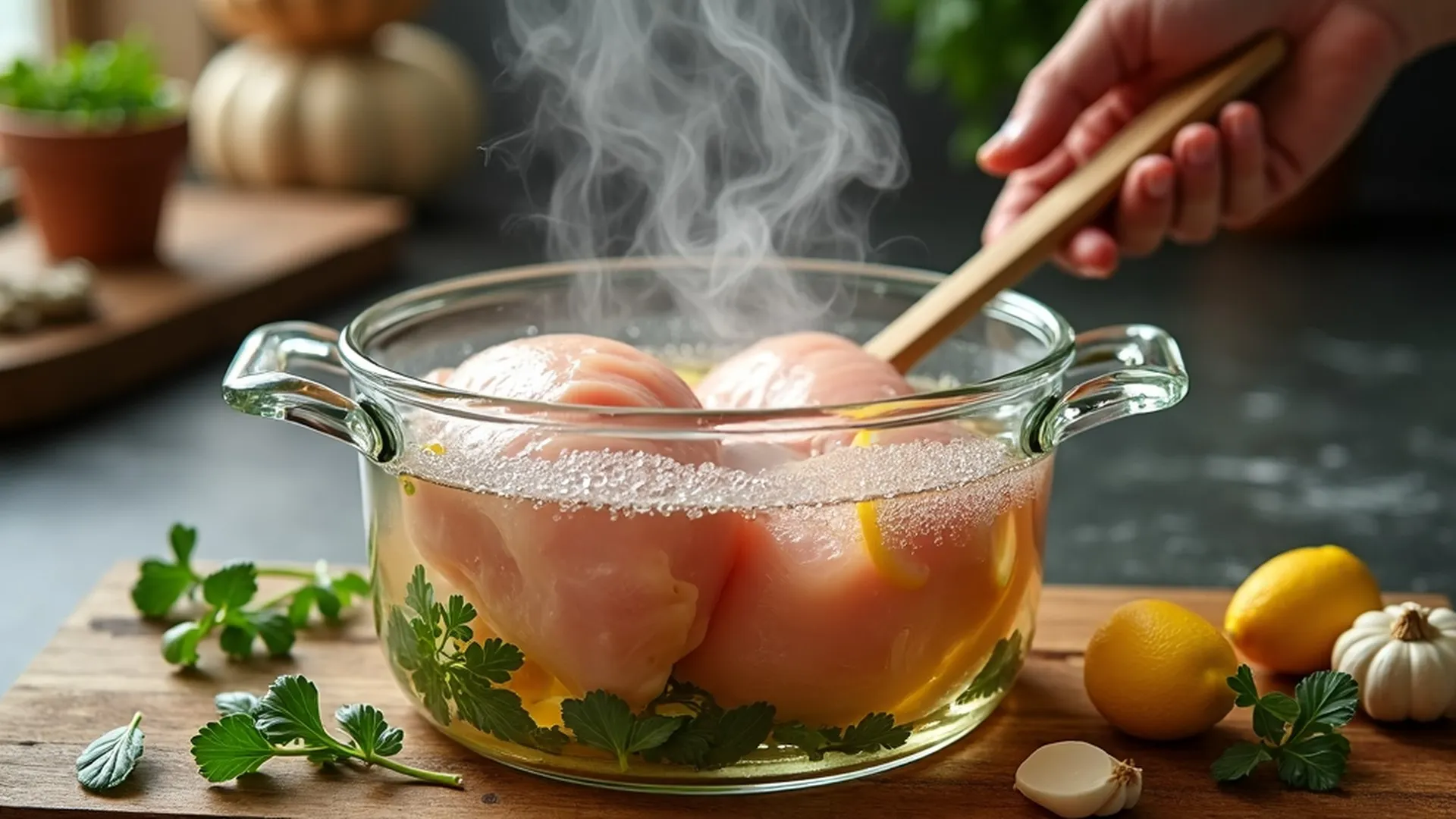 can you cook raw chicken in hot water? - Test Food Kitchen