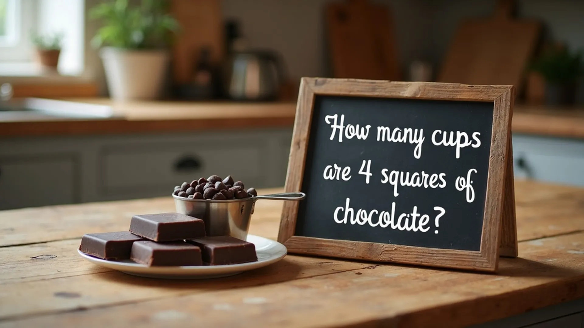 how many cups are 4 squares of chocolate? - Test Food Kitchen