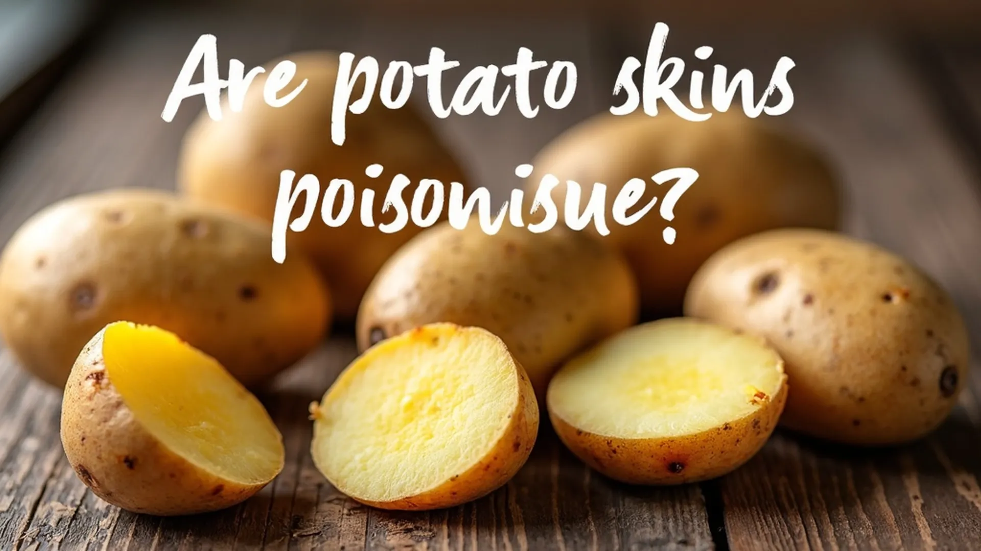 are potato skins poisonous? - Test Food Kitchen