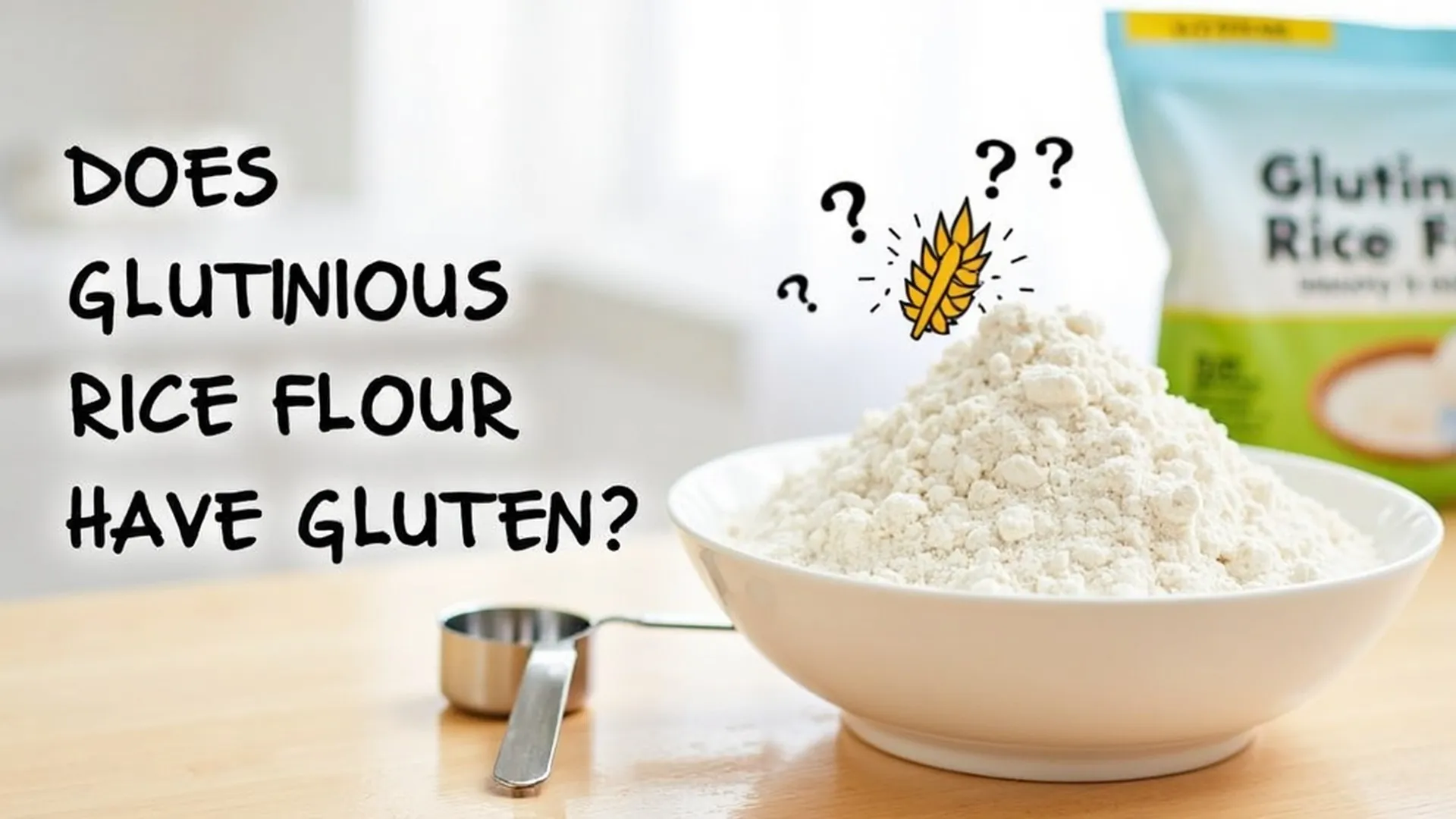 does glutinous rice flour have gluten? - Test Food Kitchen