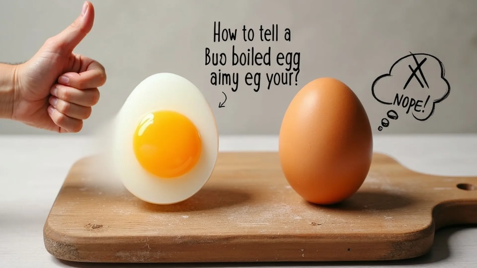 how to tell a boiled egg from a raw egg?how to tell a boiled egg from a ...