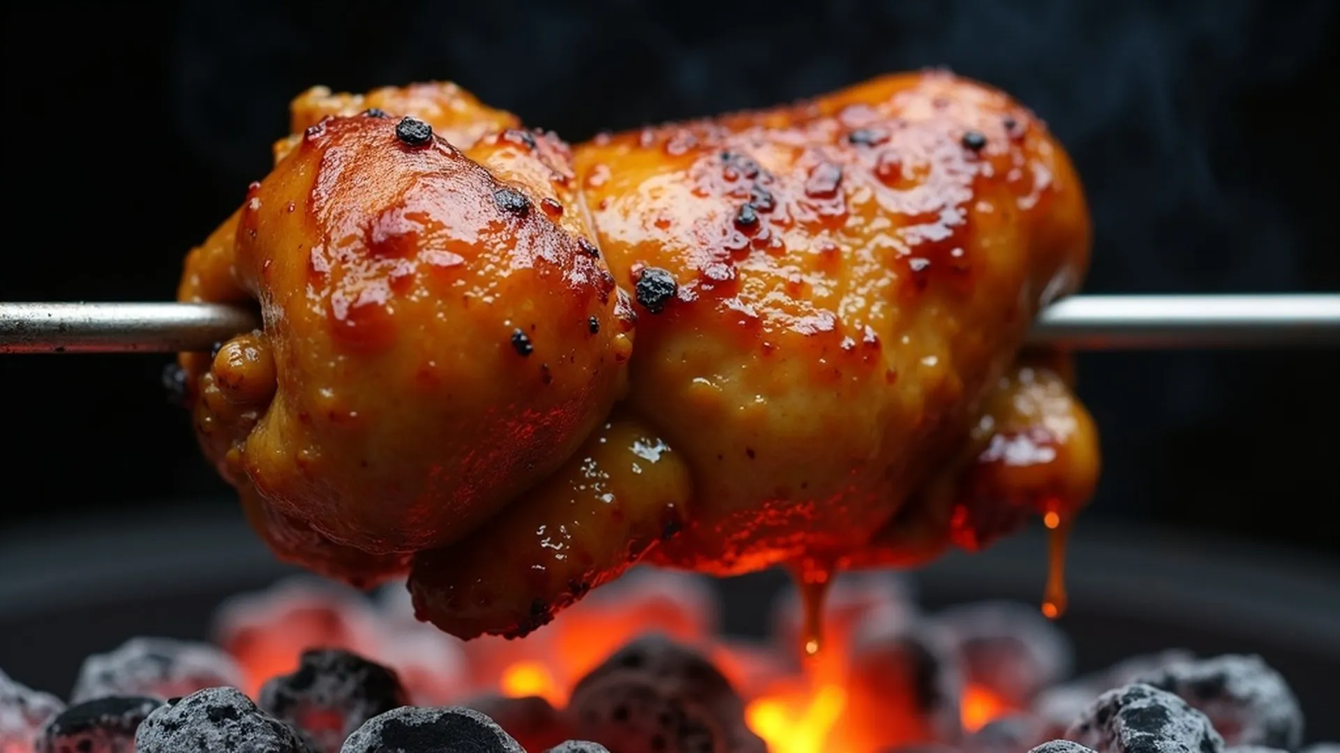how do you cook a whole chicken on a spit? - Test Food Kitchen
