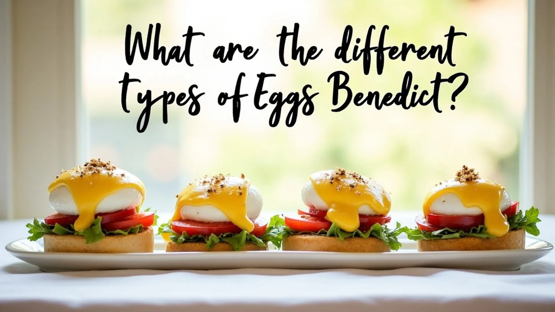 what are the different types of eggs benedict?what are the different ...