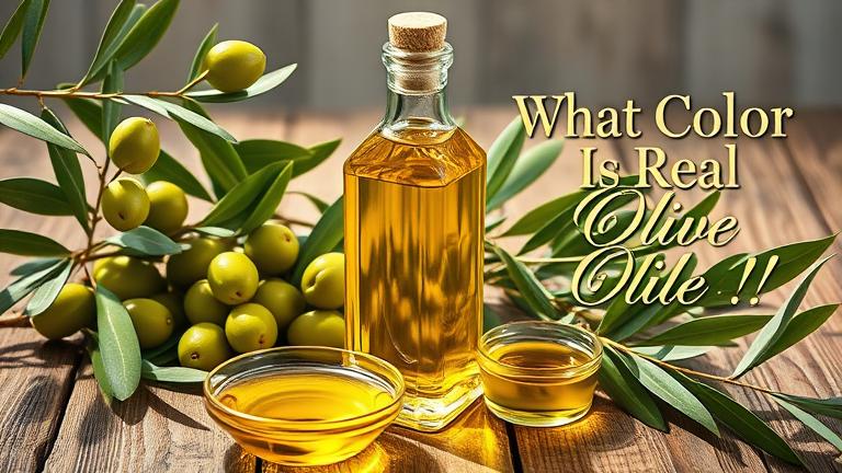 what color is real olive oil? - Test Food Kitchen
