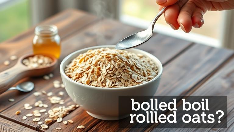 is it necessary to boil rolled oats? - Test Food Kitchen
