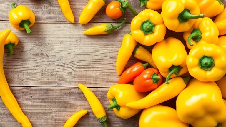 what kind of peppers are yellow? - Test Food Kitchen