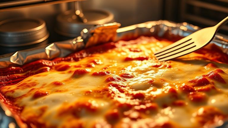 stop the cheese from burning in lasagna? - Test Food Kitchen