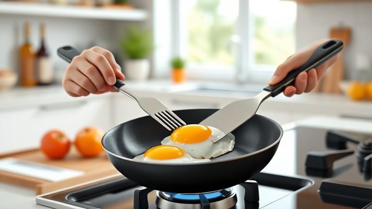 how to flip eggs? - Test Food Kitchen