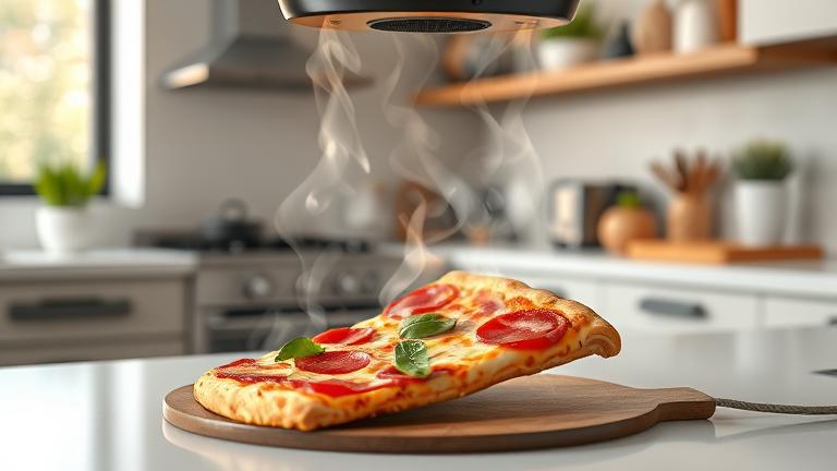 how to heat up pizza in the air? - Test Food Kitchen