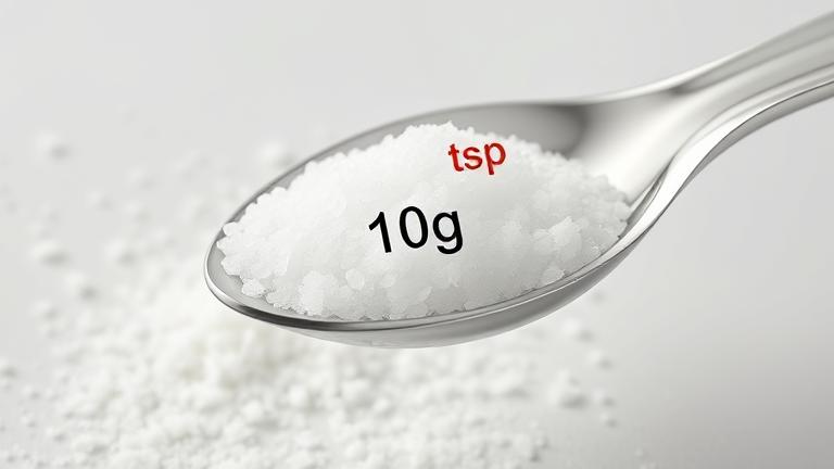 how much is 10g salt in tsp? - Test Food Kitchen