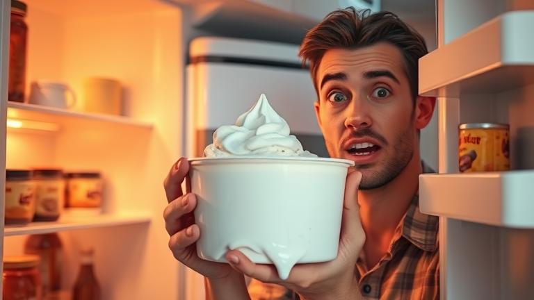 what to do if i accidentally put ice cream in the fridge? - Test Food ...