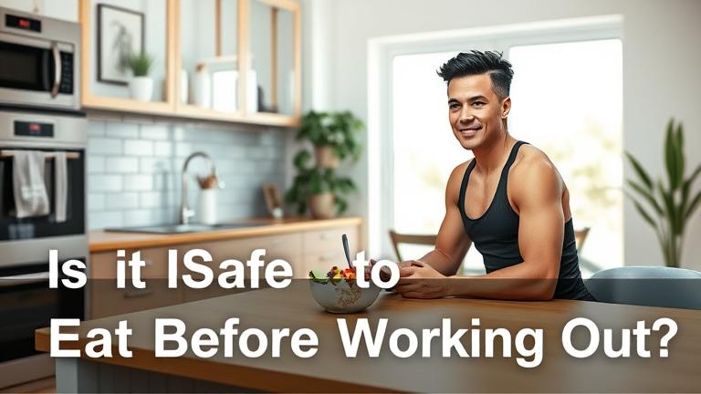 is it safe to eat before working out? - Test Food Kitchen