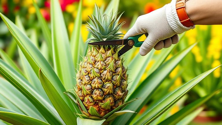 How To Trim A Pineapple Plant Test Food Kitchen
