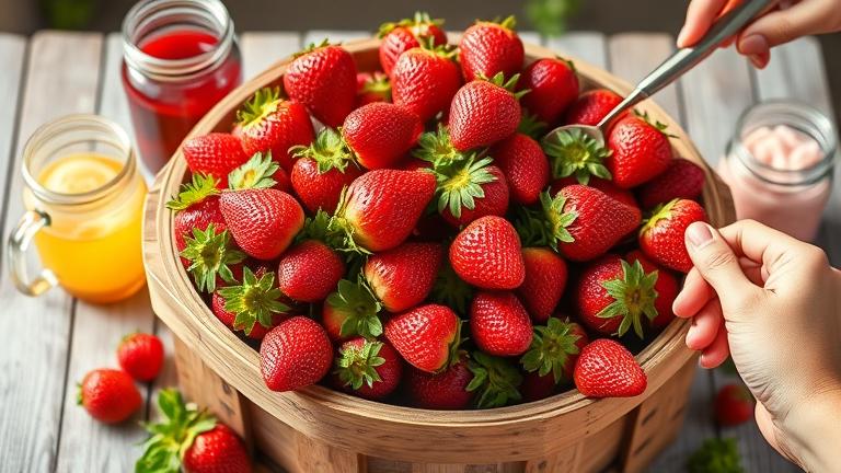 what to do with lots of fresh strawberries? - Test Food Kitchen