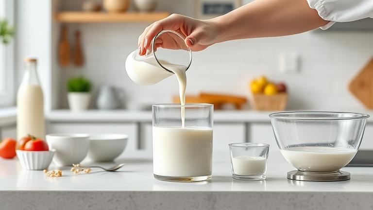 how to make milk out of half and half? - Test Food Kitchen