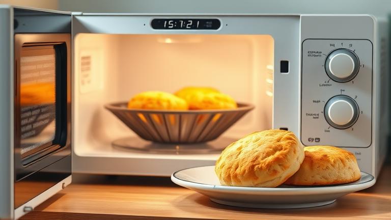 how long do you cook biscuits in a microwave? - Test Food Kitchen