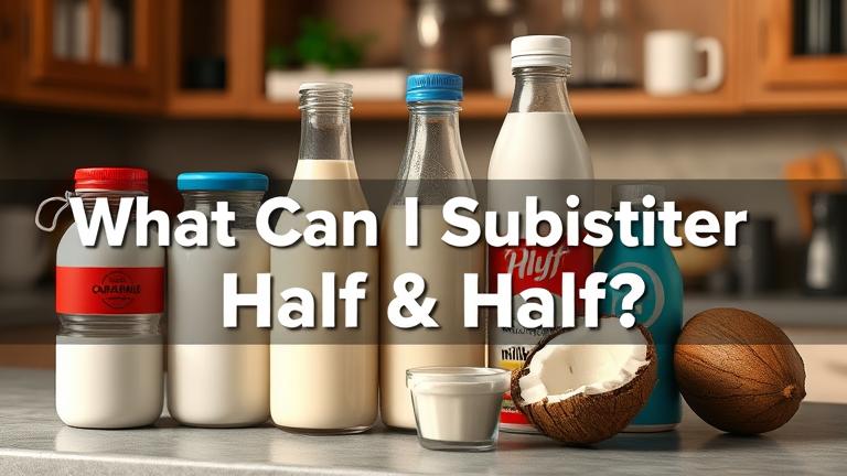 what can i substitute for half n half? - Test Food Kitchen