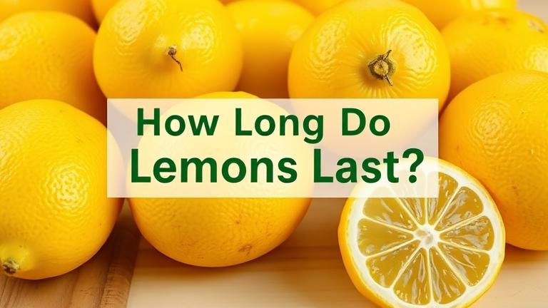 how long do lemons last? - Test Food Kitchen