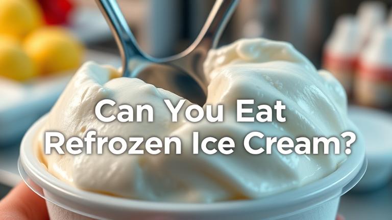 can you eat refrozen ice cream? - Test Food Kitchen