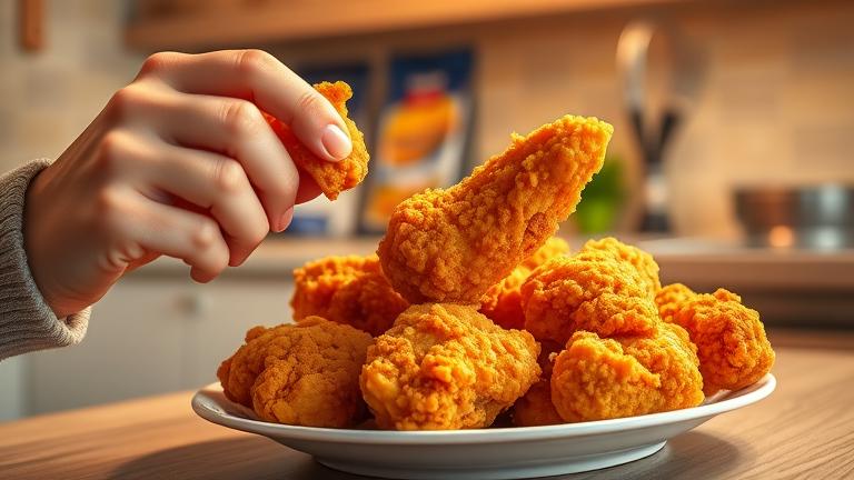 what do you do with frozen fried chicken? - Test Food Kitchen