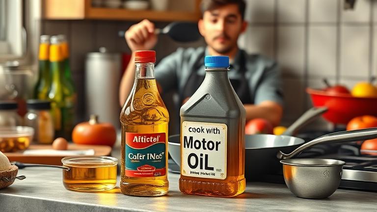 can you cook with motor oil? - Test Food Kitchen