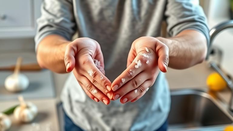 how to get the garlic smell off your hands? - Test Food Kitchen