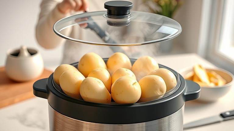 how do you cook potatoes in an electric steamer? - Test Food Kitchen