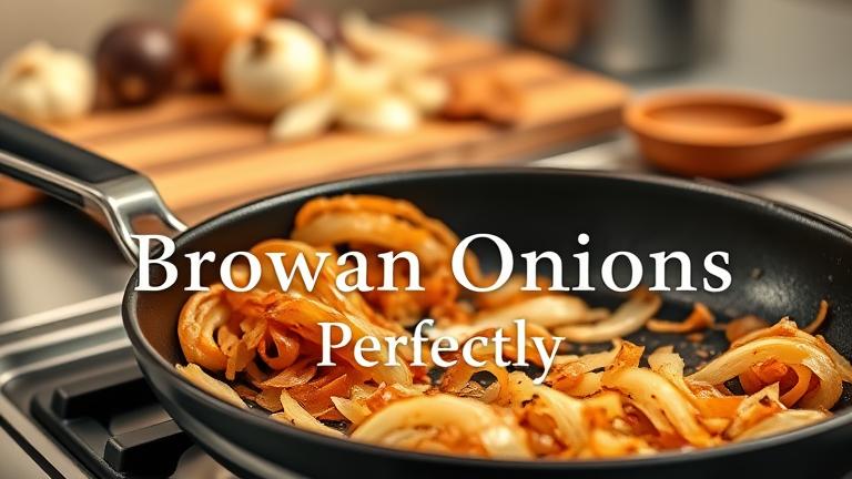 HOW TO BROWN ONIONS PERFECTLY? - Test Food Kitchen