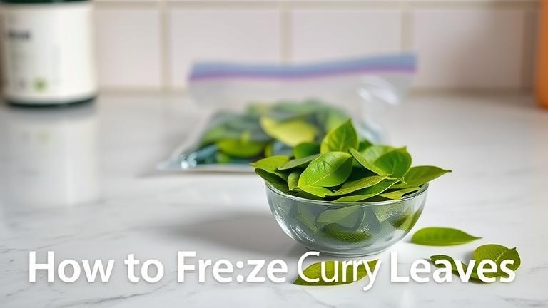 how to freeze curry leaves? - Test Food Kitchen