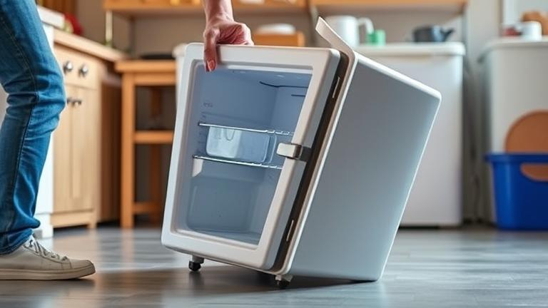can you lay a mini fridge on its side? - Test Food Kitchen