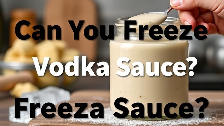 can you freeze vodka sauce? - Test Food Kitchen