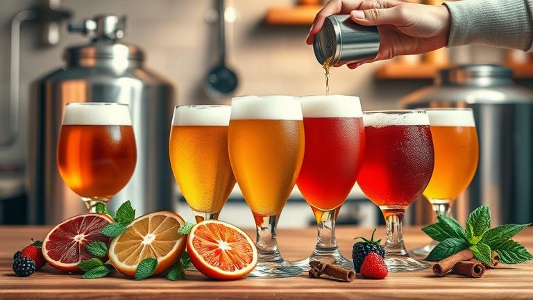 how to make flavored beer at home? - Test Food Kitchen