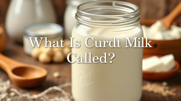What Is Curdled Milk Called? - Test Food Kitchen