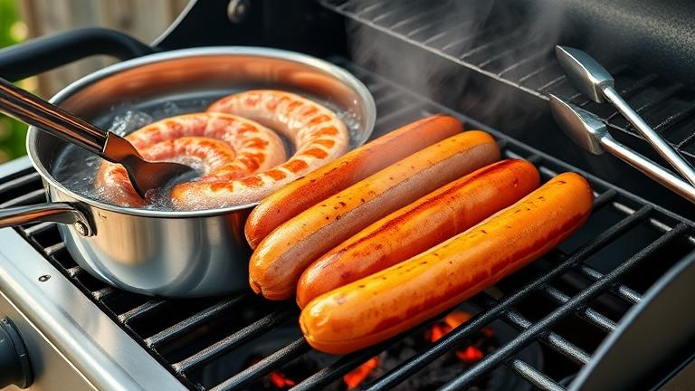 should you par boil brats before grilling? - Test Food Kitchen