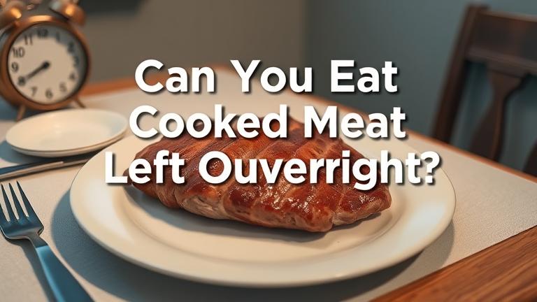 can you eat cooked meat left out overnight? - Test Food Kitchen