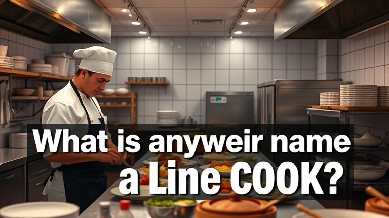 what is another name for a line cook? - Test Food Kitchen