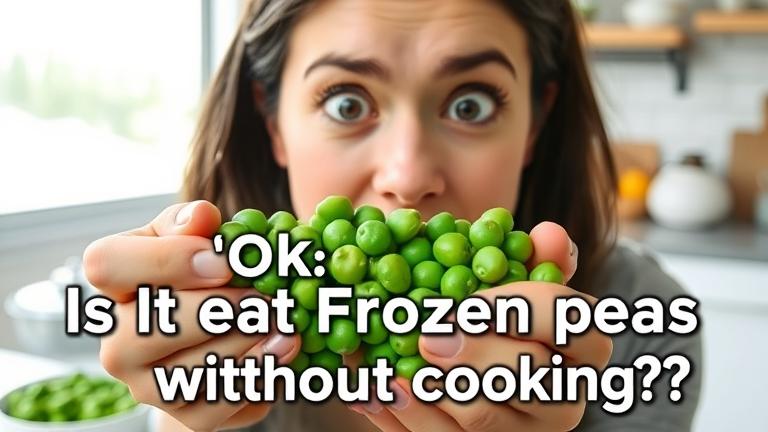 is it ok to eat frozen peas without cooking? - Test Food Kitchen