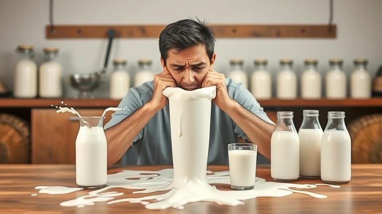 what happens when you drink too much milk? - Test Food Kitchen