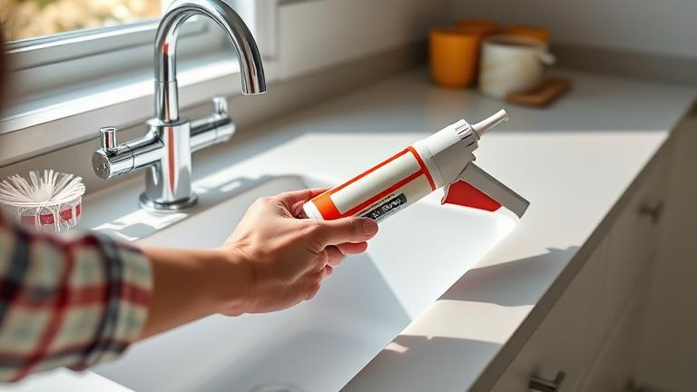 how to caulk a kitchen sink countertop? - Test Food Kitchen
