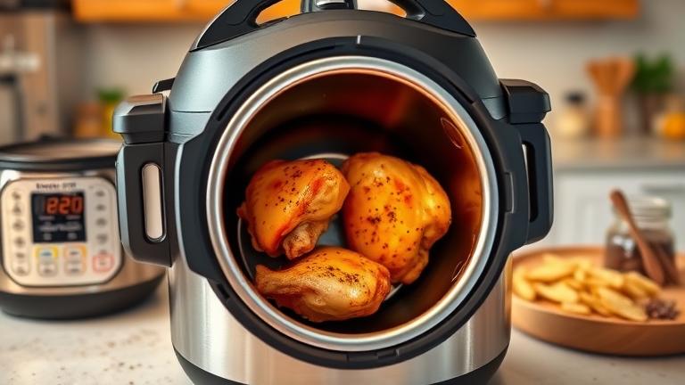 how long to pressure cook chicken thighs? - Test Food Kitchen