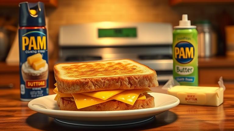 can you use pam instead of butter for grilled cheese? - Test Food Kitchen
