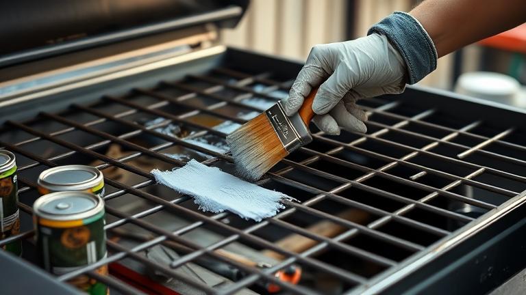 How do you paint a metal grill? - Test Food Kitchen