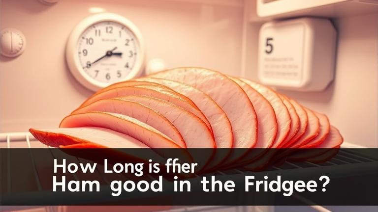 how long is ham good for in the fridge? - Test Food Kitchen