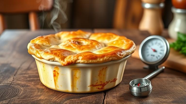 what temperature should a chicken pot pie be? - Test Food Kitchen