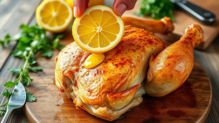 what does adding lemon to chicken do? - Test Food Kitchen