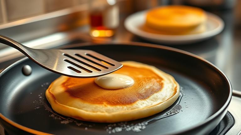 how long do i cook a pancake on each side? - Test Food Kitchen