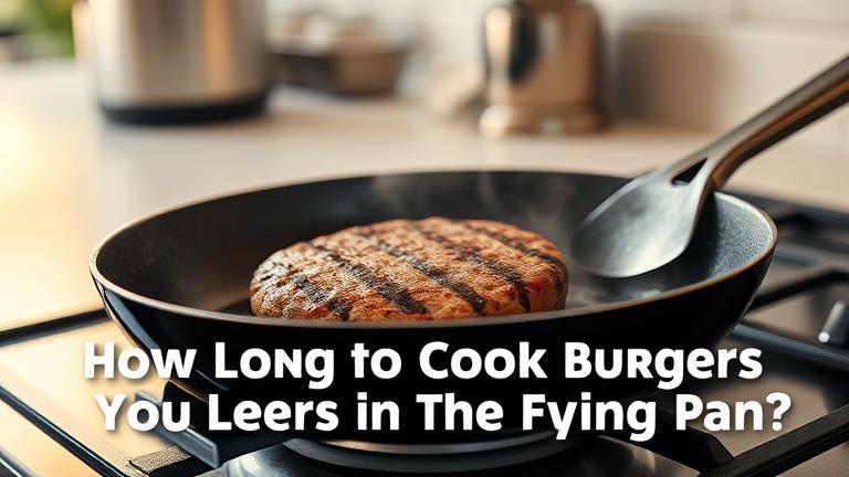 how long do you cook burgers in the frying pan? - Test Food Kitchen