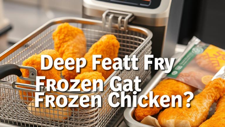 can you deep fat fry frozen chicken? - Test Food Kitchen