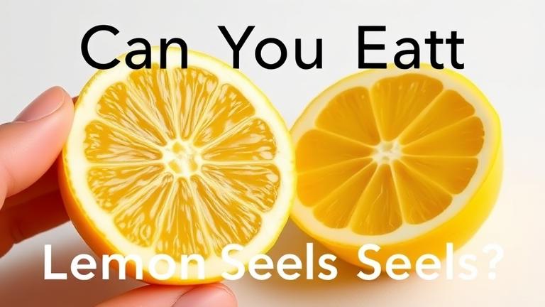 can you eat lemon seeds? - Test Food Kitchen